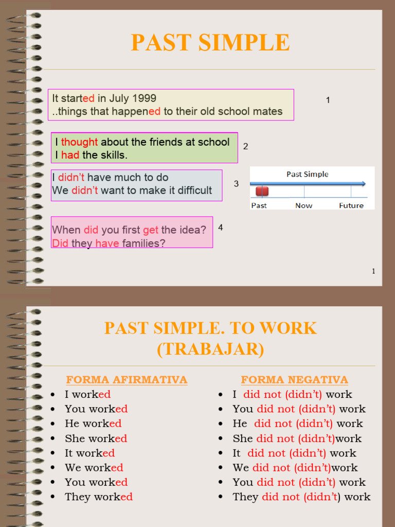 Past Simple | PDF | Linguistics