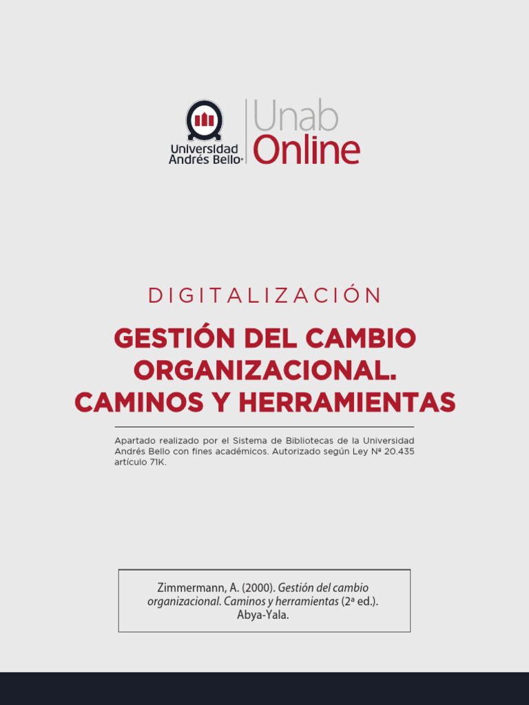 Gestión Del Cambio Organizacional. Caminos y Herramientas, de Arthur ...
