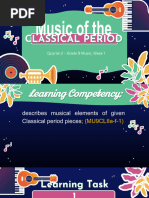 Classical Music Elements for Grade 9 | PDF | Classical Period (Music ...