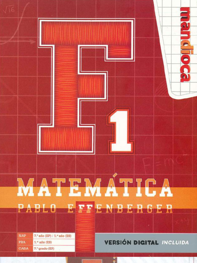f1 Matematica 2024 Mandioca | PDF