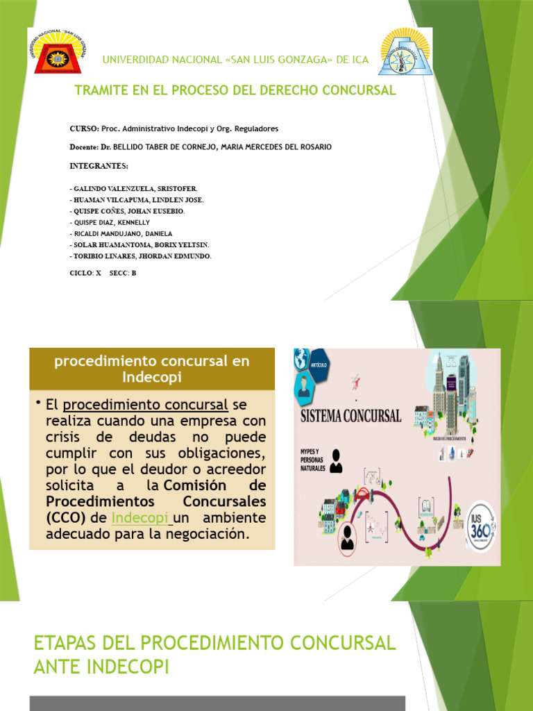 Procedimiento Concursal | PDF | Liquidación