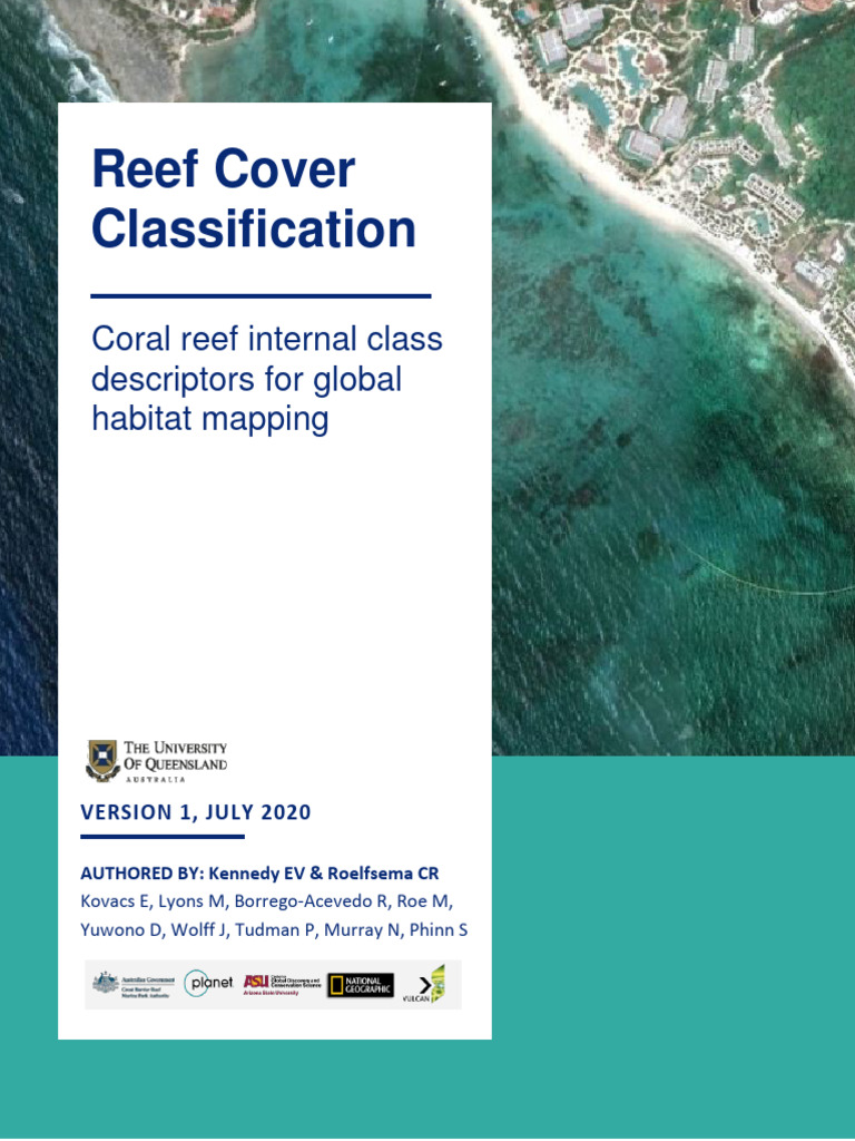 Reef Cover Class Definitions | PDF | Coral Reef | Reef