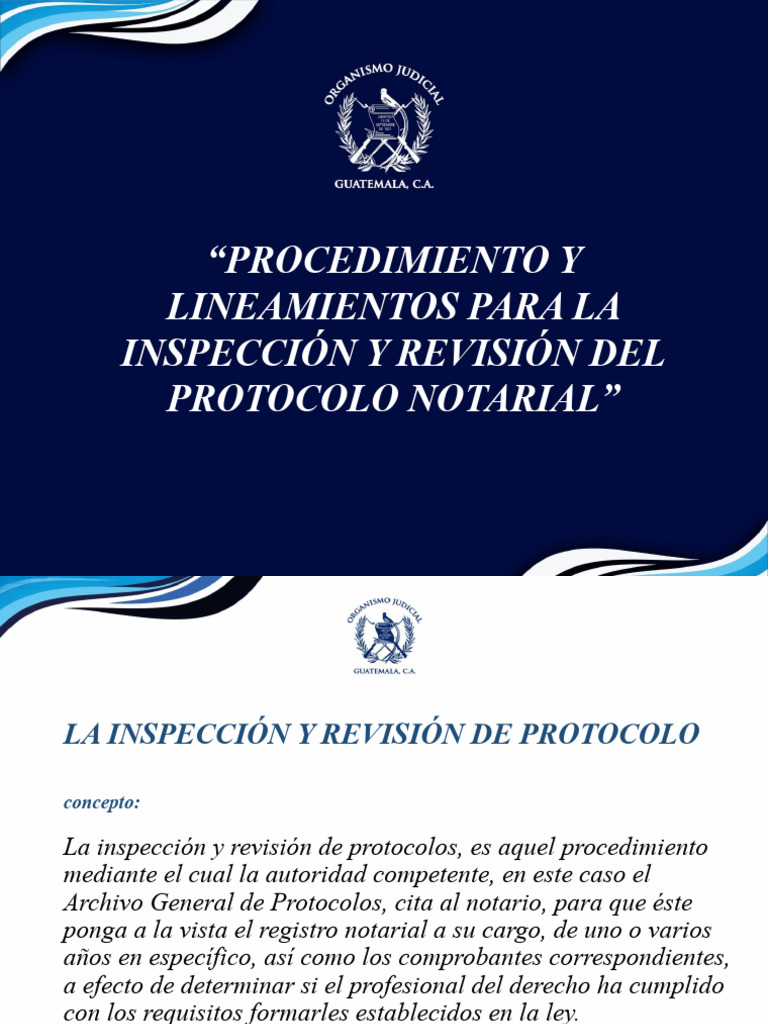 Presentacion Revision de Protocolos Usac | PDF | Derecho Civil (Common Law) | Ley común