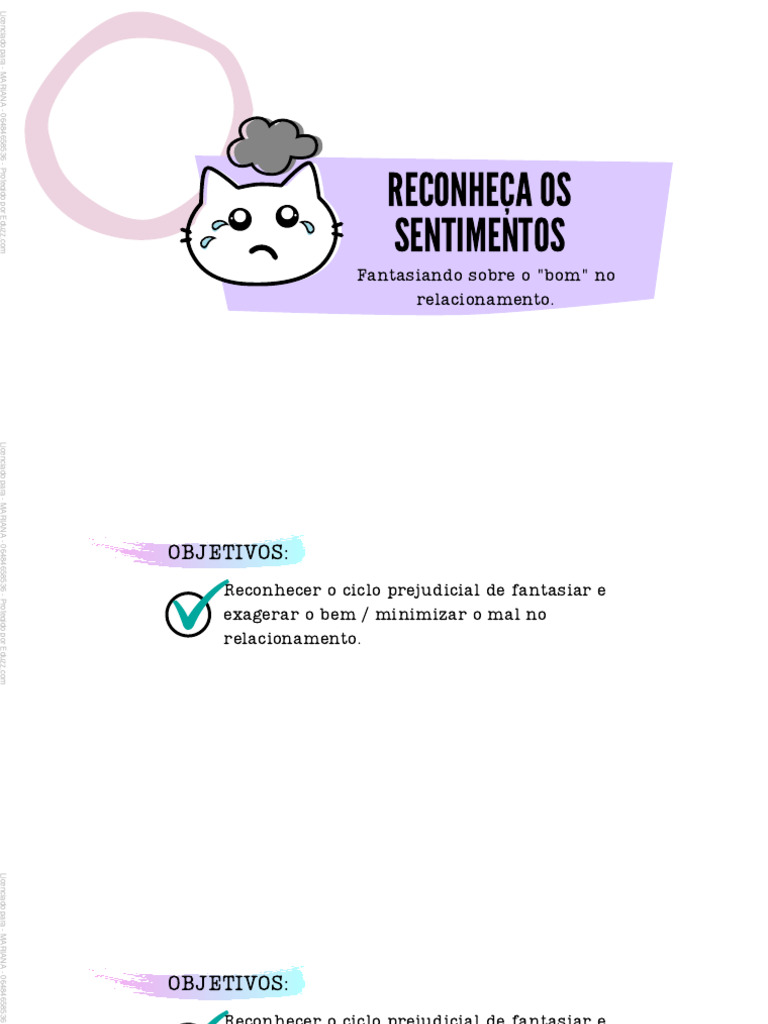 Slides Modulo 2 Reconheca Os Sentimentos | PDF