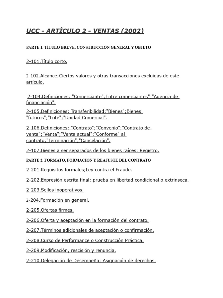 UCC 2 Ventas | PDF | Precios | Derecho privado