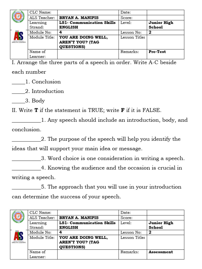 LS 1, Module 4, Lesson 2-English | PDF | Learning | Social Media