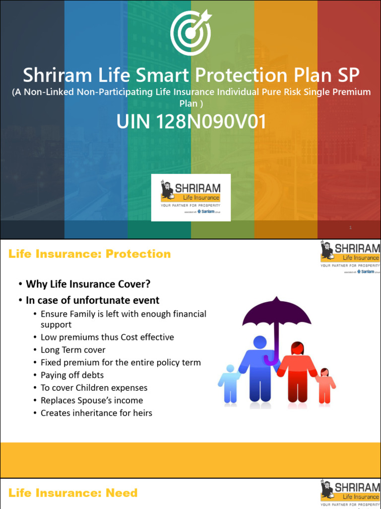 Presentation Shriram Smart Protection SP Offline | PDF | Insurance ...