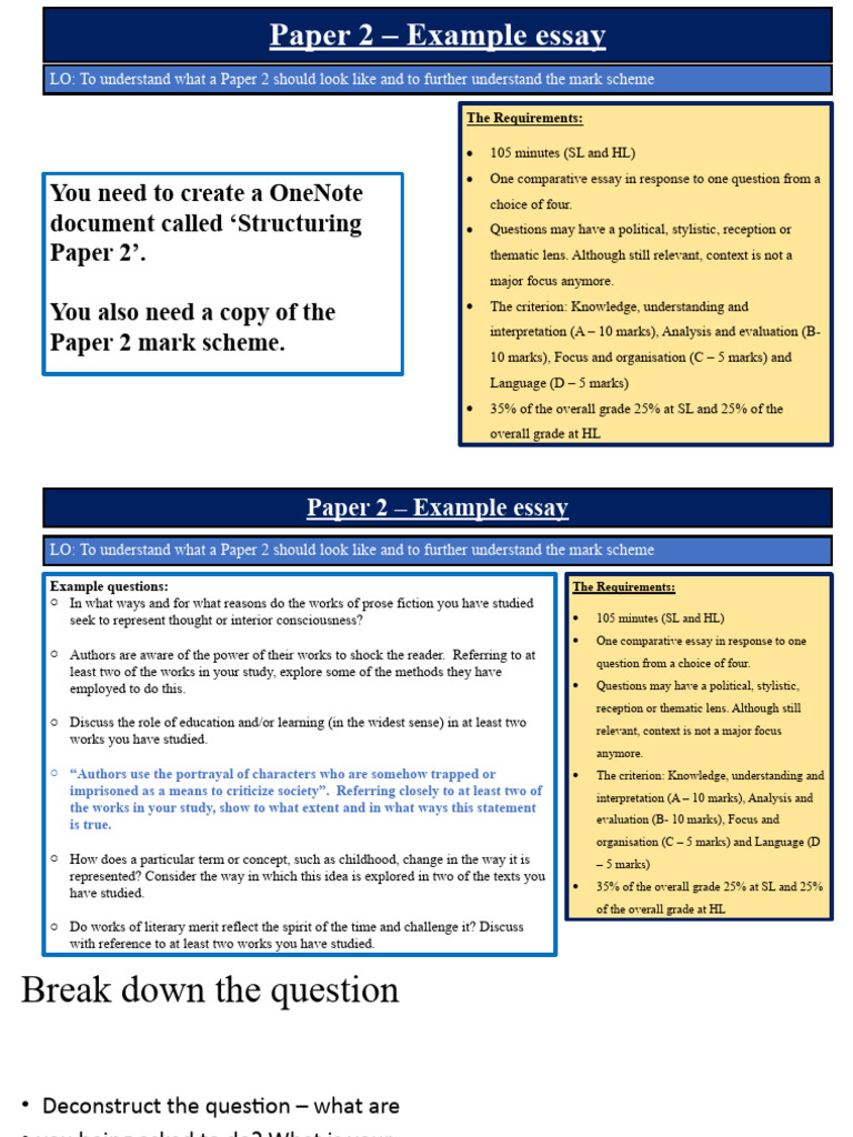 Paper 2 Example Essay | Download Free PDF | Essays | Knowledge