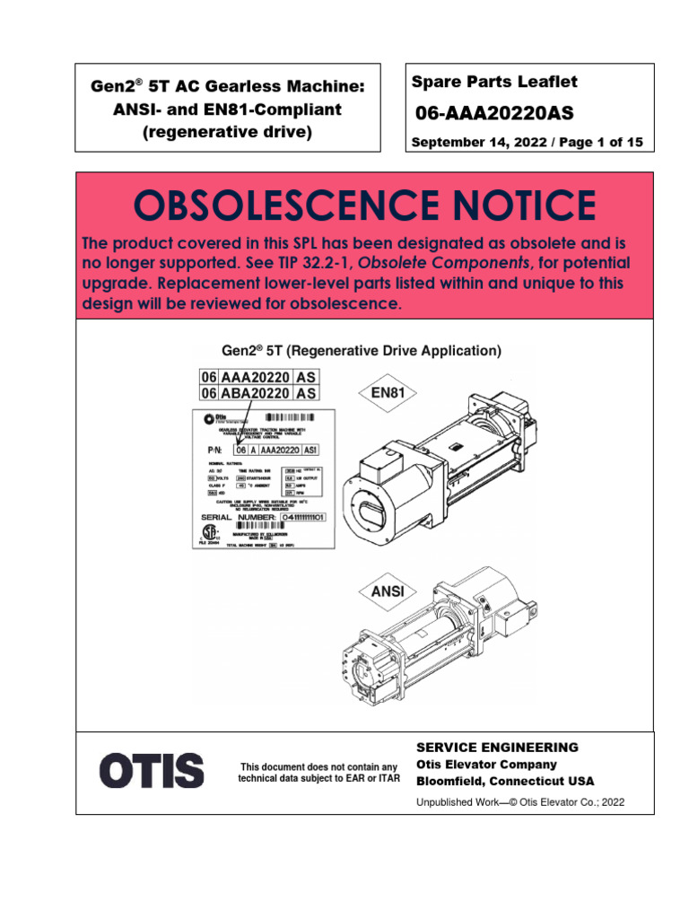 06-AAA20220AS | PDF | Elevator | Electrical Engineering