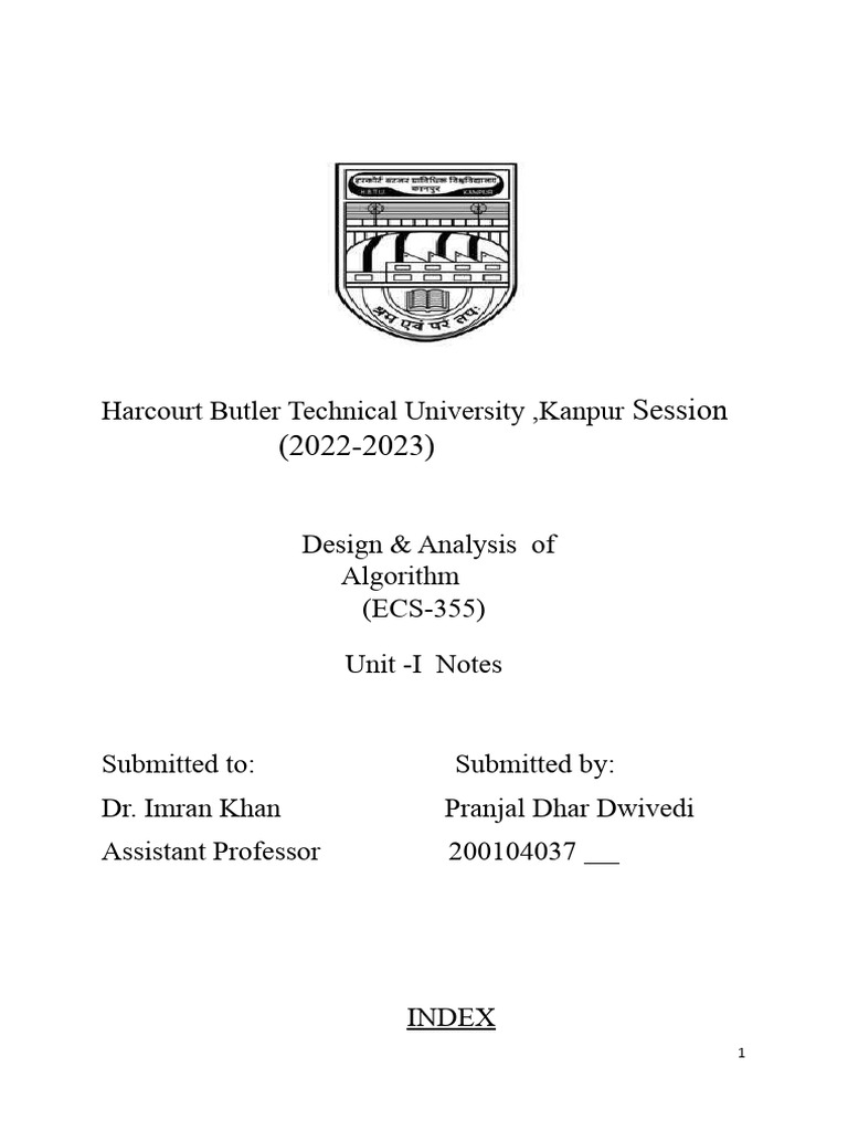 DAA Unit1 | PDF | Algorithms | Theory Of Computation DAA Unit1 | PDF | Algorithms | Theory Of Computation