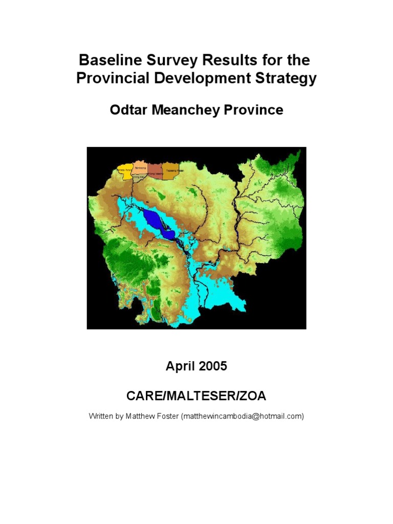 Final Report - Baseline Survey | PDF | Survey Methodology | Sampling ...