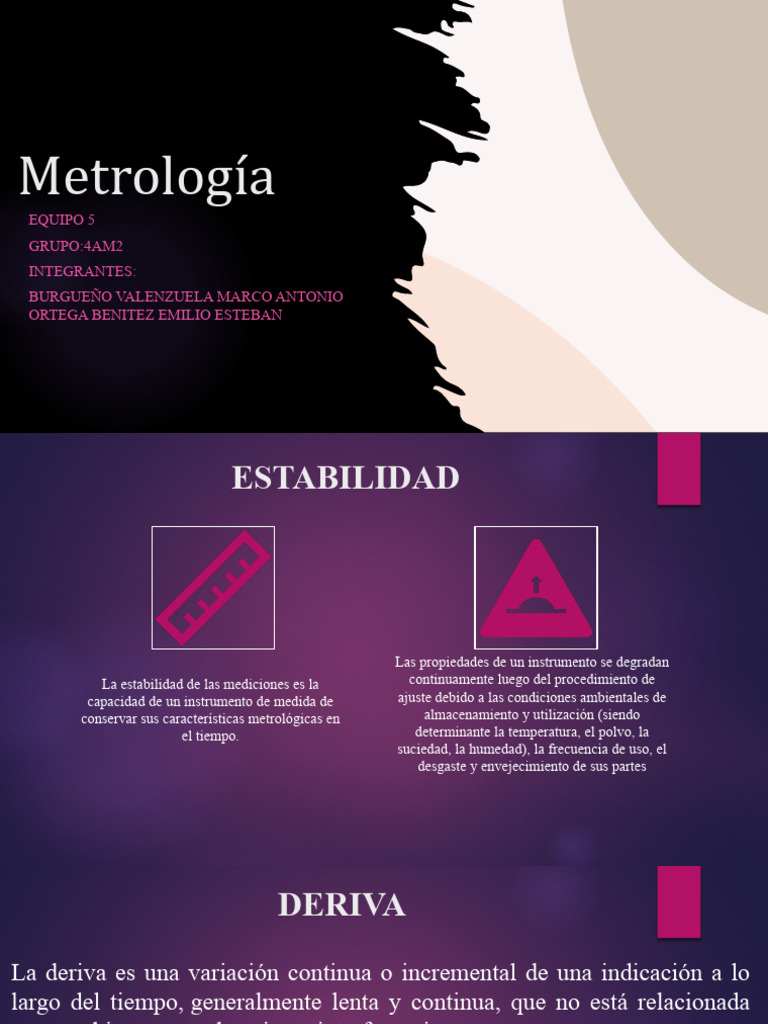 Eq-5 Estabilidad, Deriva, Error Maximo Tolerado, Error de Paralelaje ...