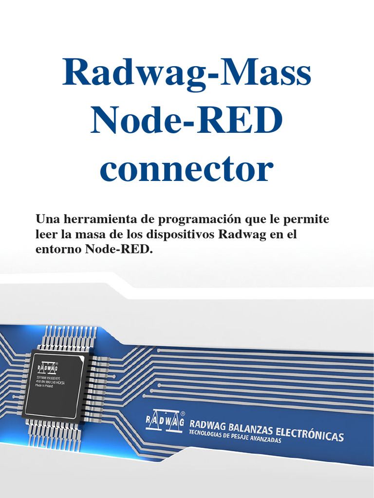 Radwag Mass Node RED ES | PDF | Protocolo de Control de Transmisión | Ventana (informática)
