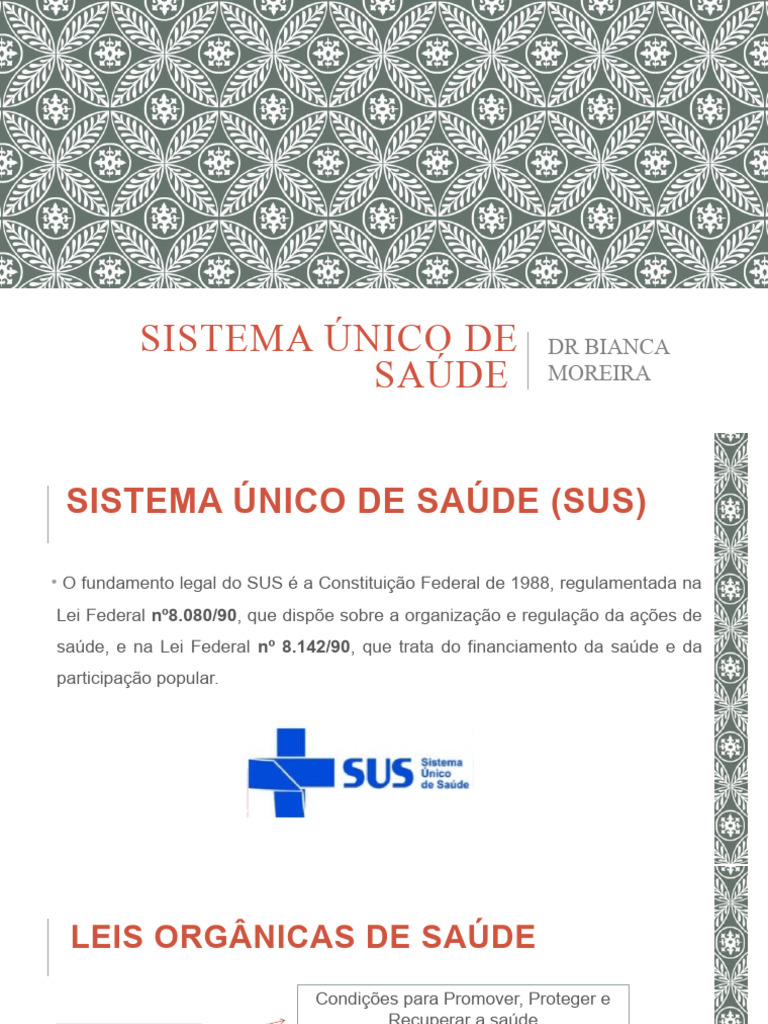 Aula 3- Dos objetivos as atribuições do SUS (1) (1) | PDF