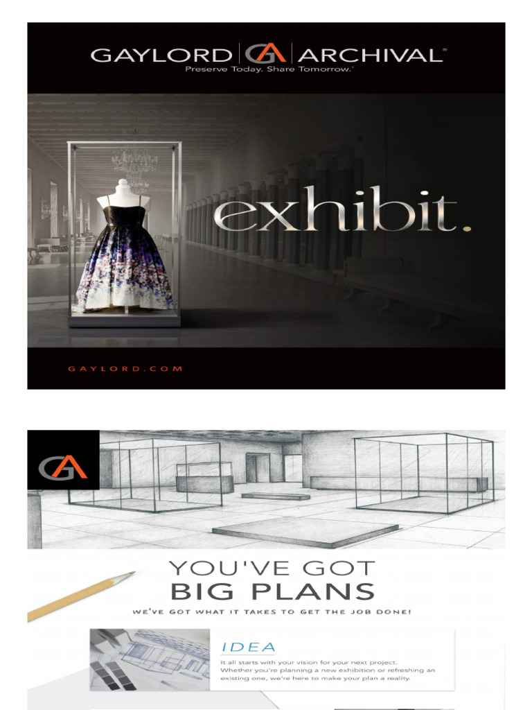 2023 Gaylord Archival Exhibit Brochure | PDF 2023 Gaylord Archival Exhibit Brochure | PDF