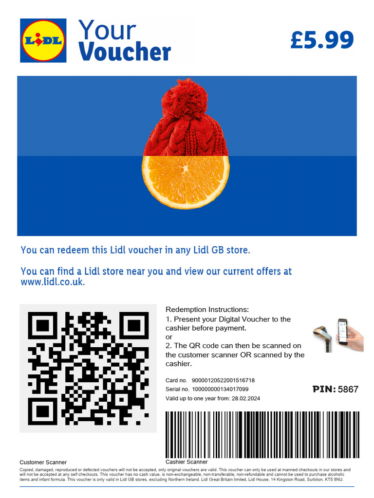 Lidl Digital Voucher Redemption Guide | PDF | Finance & Money Management