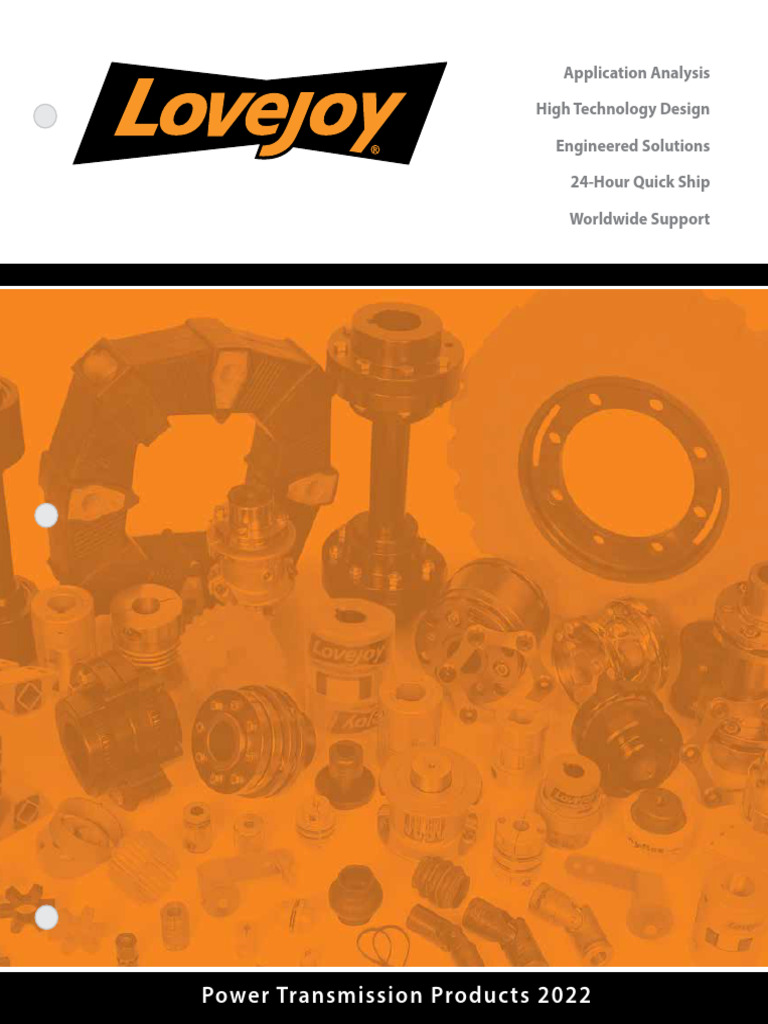 Love Joy Coupling Full-Line E-Book | PDF | Mechanical Engineering