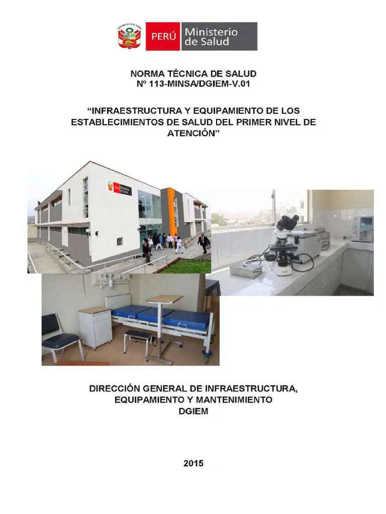 Nts 113 Minsa | PDF | Ventilación (Arquitectura) | Dispositivo médico
