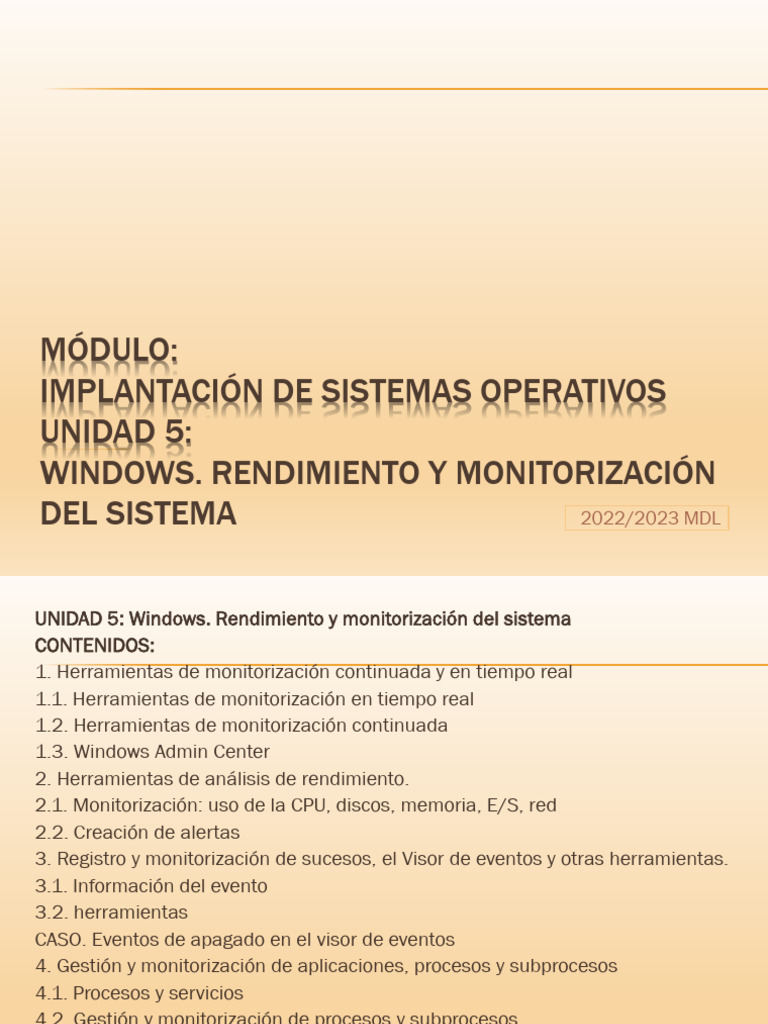 UNIDAD_05 | PDF | Microsoft Windows | Hilo (Computación)