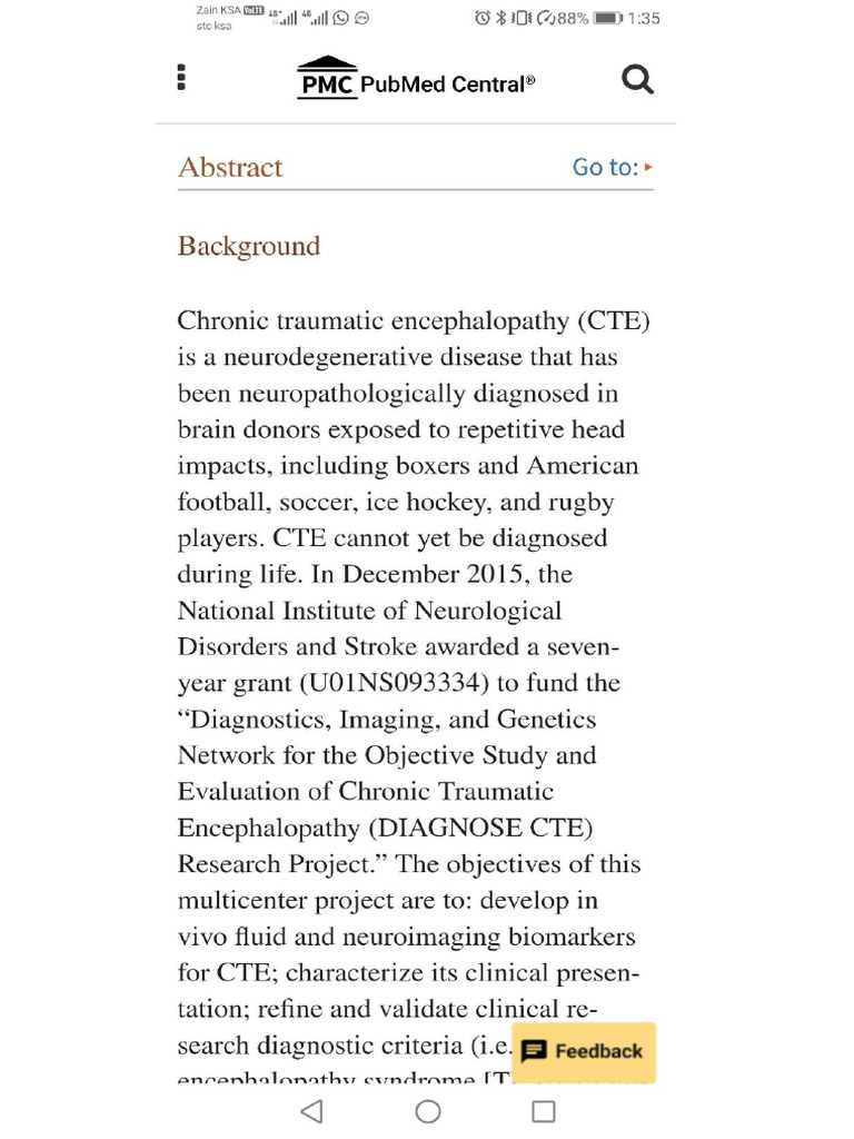Chronic Traumatic Encephalopathy | PDF