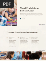 Rancangan Model Pembelajaran Game | PDF