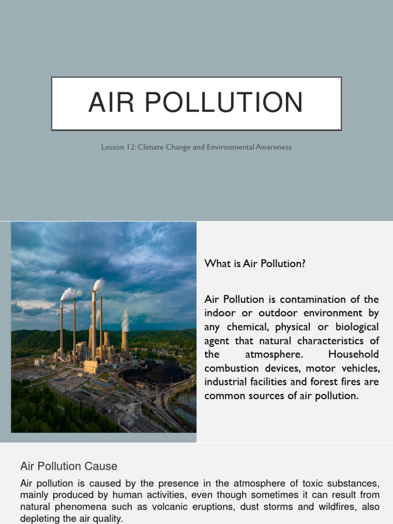 Air Pollution | PDF | Air Pollution | Particulates