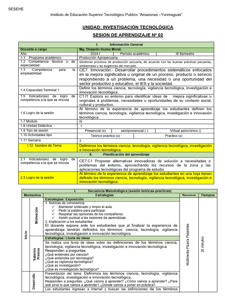 Ficha de aprendizaje N° 02 | PDF | Método científico | Science