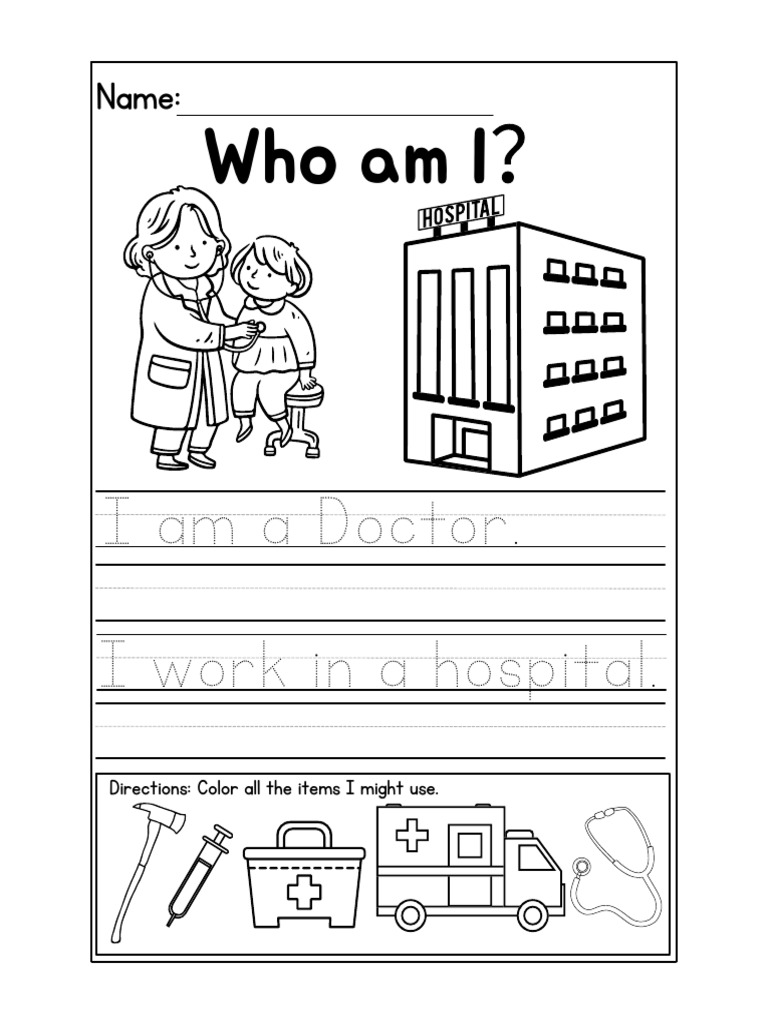 Community Helper Doctor | PDF