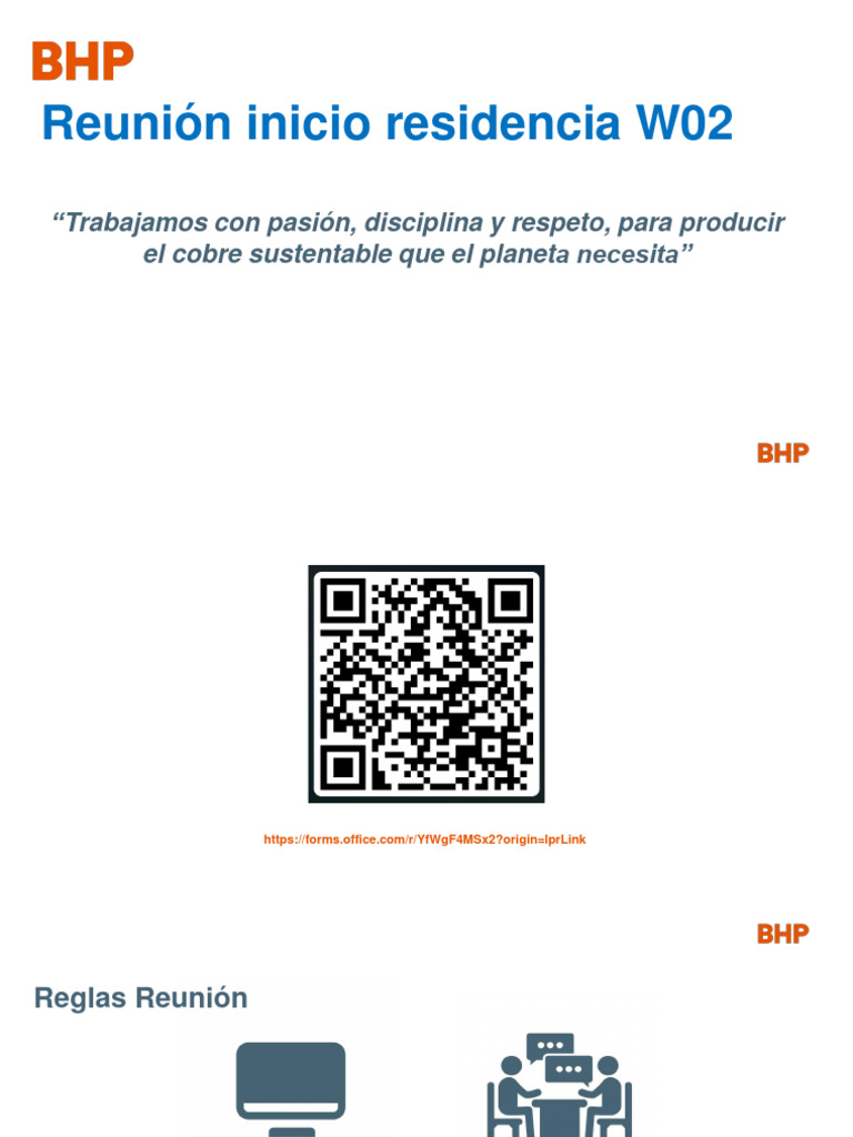 Reunion Inicio Residencia W02 - 24 | PDF