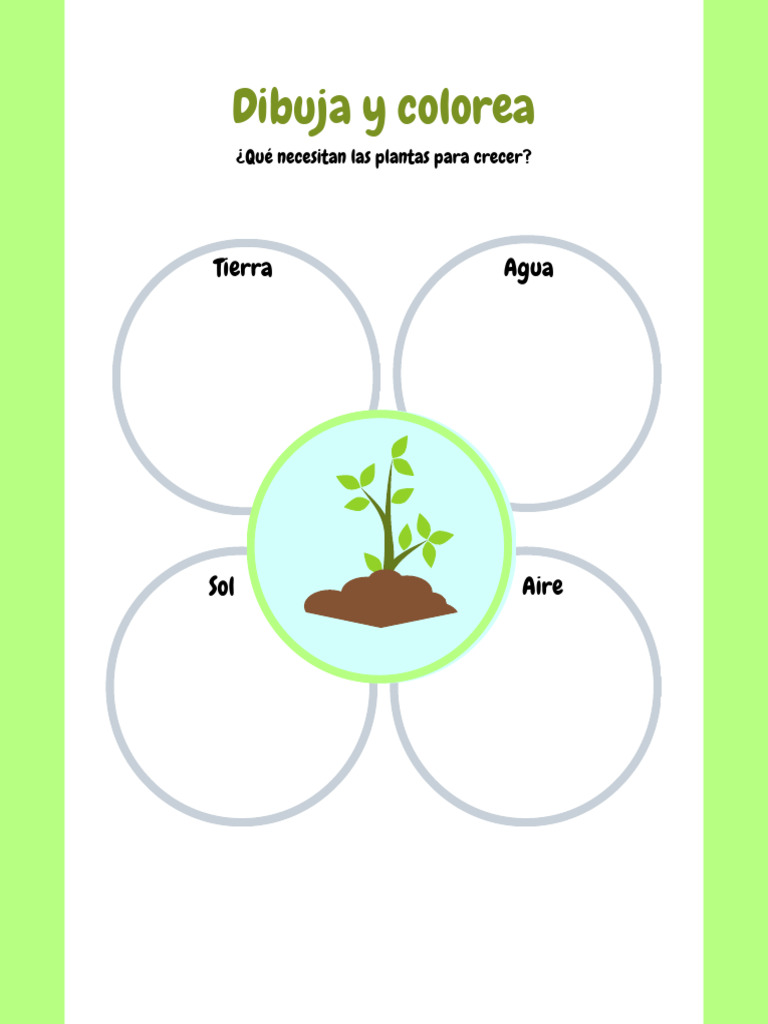 ¿Qué Necesitan Las Plantas Para Crecer | PDF