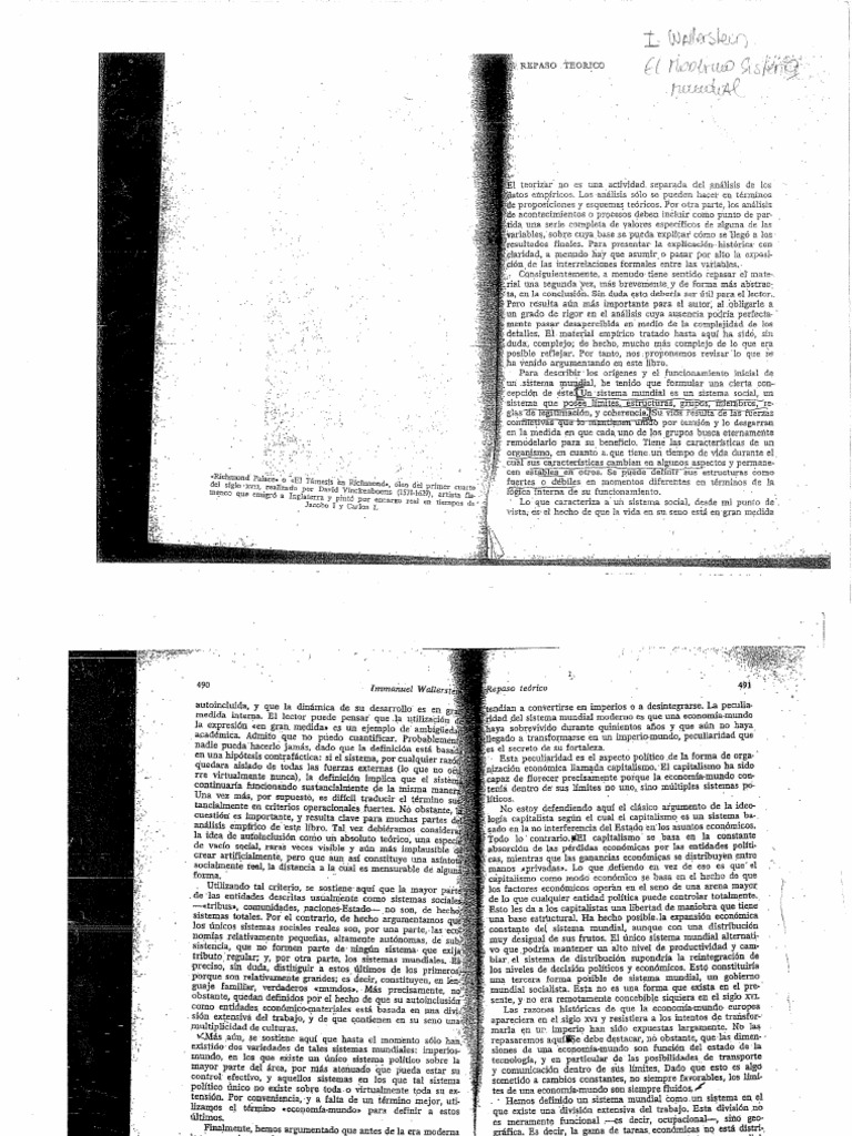 Wallerstein | PDF