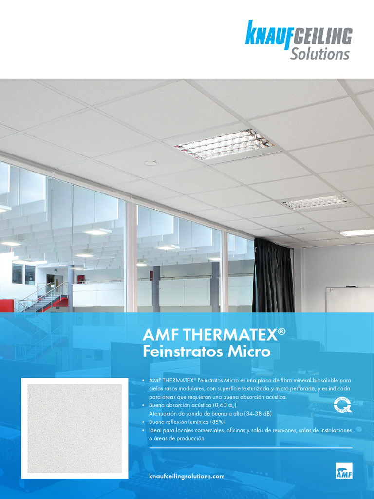 DS AMF THERMATEX Feinstratos Micro LATAM ES-1 | PDF