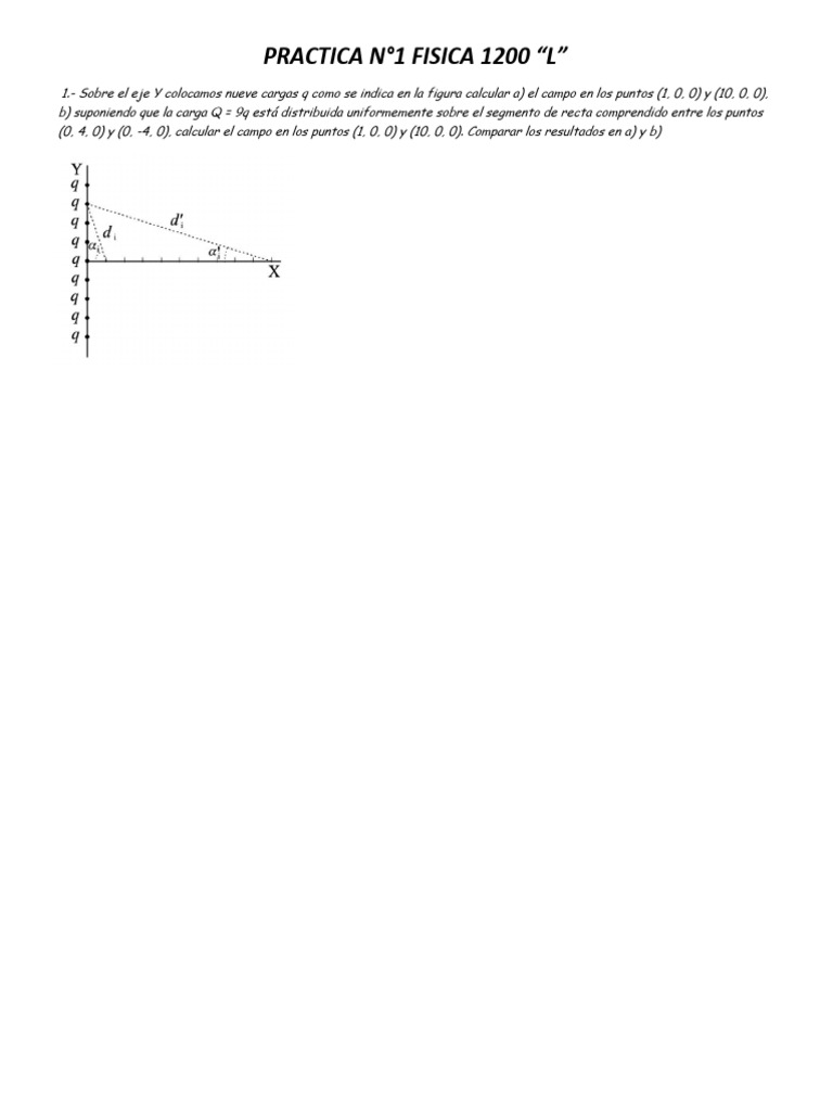 Practic As | PDF | Campo eléctrico | Esfera
