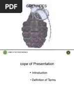 Hand Grenade Identification and Use | PDF | Shell (Projectile) | Ballistics