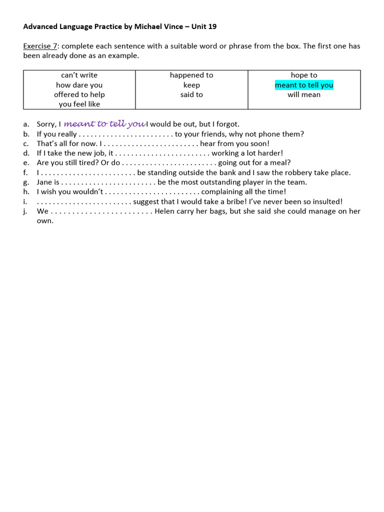 L3 - Homework - Thursday 14th May | PDF | Language Arts & Discipline