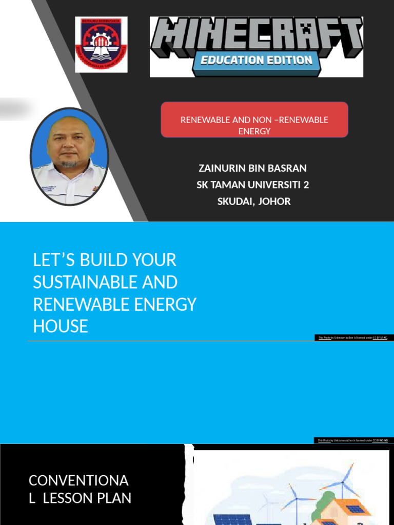 Renewable Energy Future House Minecraft Lesson Final | PDF | Creative ...