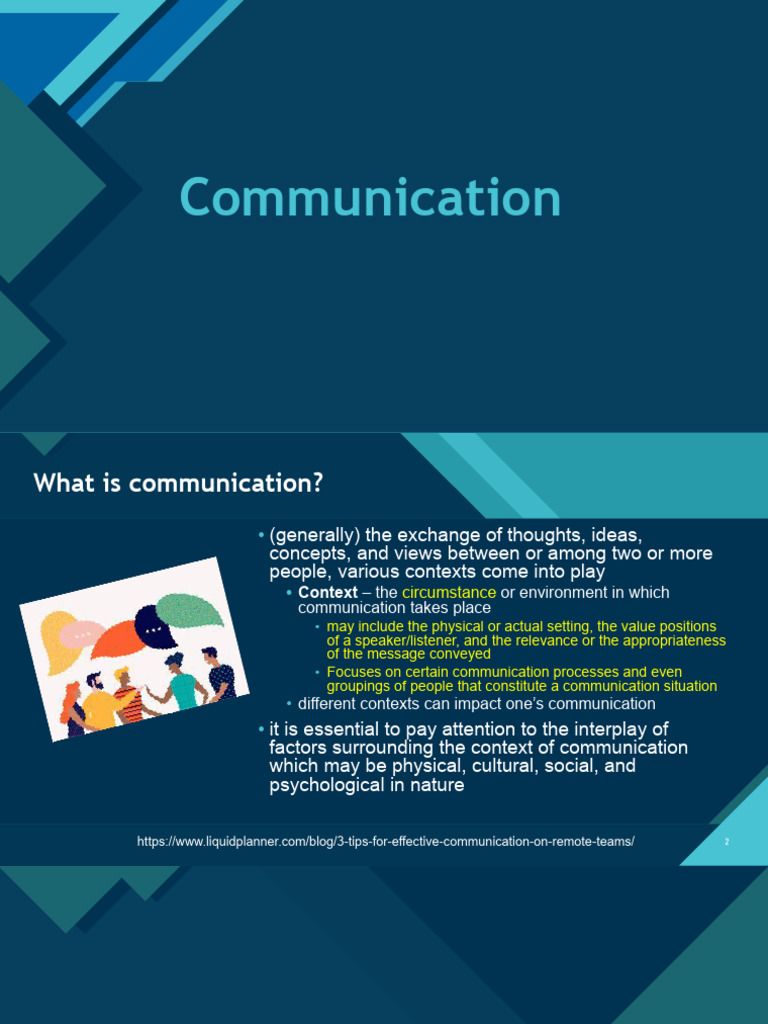 2 Communication - PPTM | Download Free PDF | Communication ...