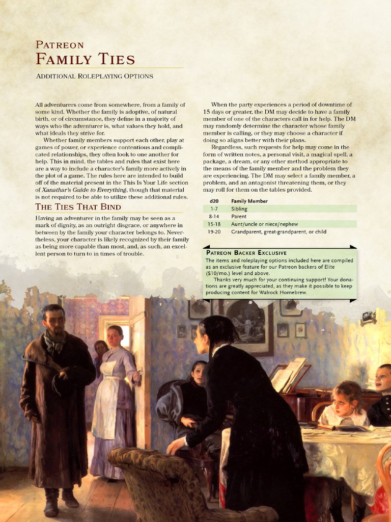 (WH) Family Ties | PDF