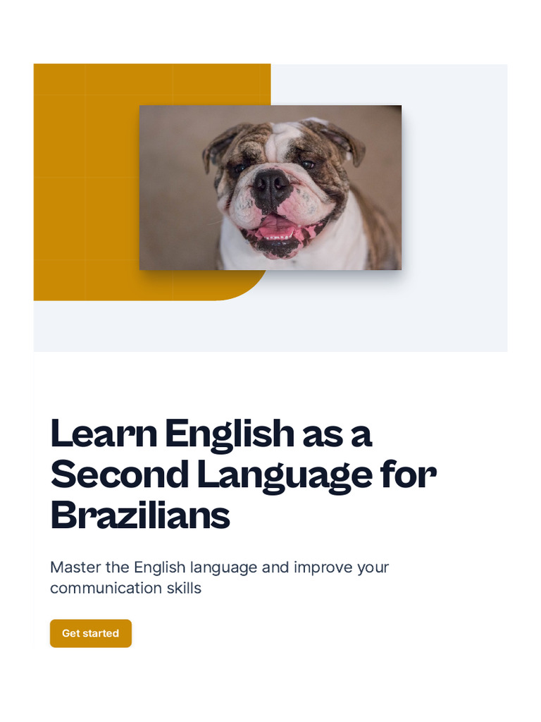 Learn English As A Second Language For Brazilians | PDF | English ...
