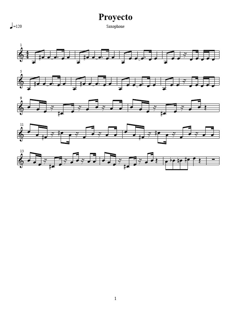 Mambo #8 Sax Alto Eb | PDF