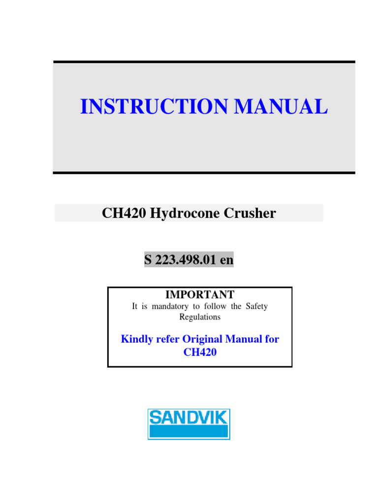 Front Page - Manual CH420.en | PDF