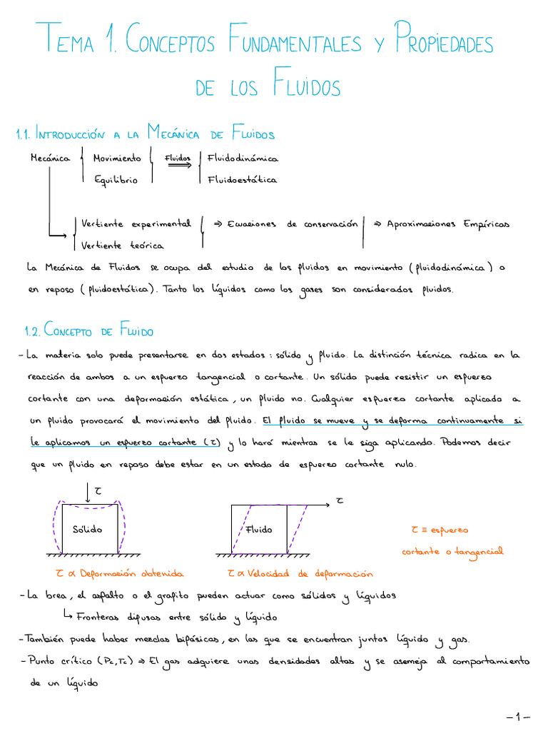Mecánica de Fluidos | PDF | Fluido | Gases