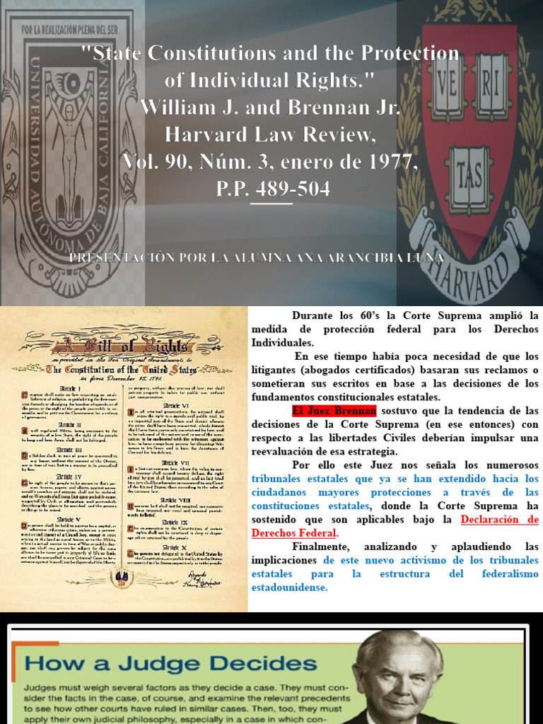 State Constitutions and The Protection of Individual Rigths. Ana ...