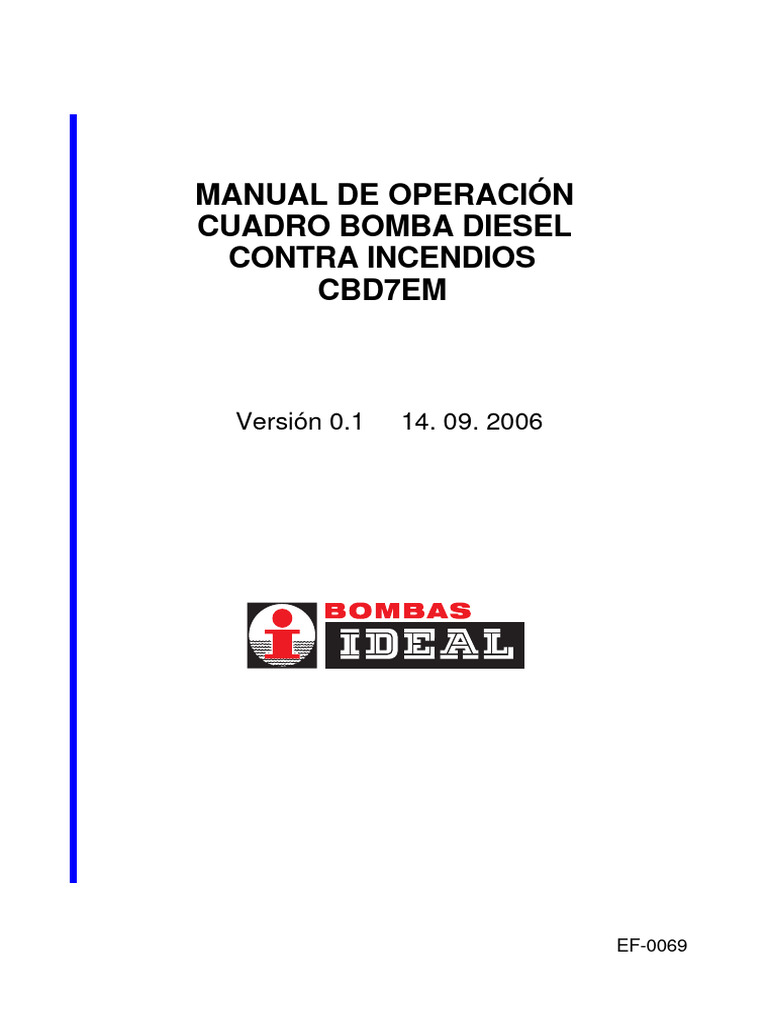 Manual de Operacion Cuadro Bombas Diesel Contra Incendio | PDF | Diodo ...