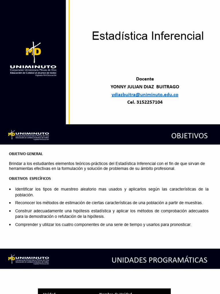 Estadística Inferencial | PDF | Muestreo (Estadísticas) | Estadísticas