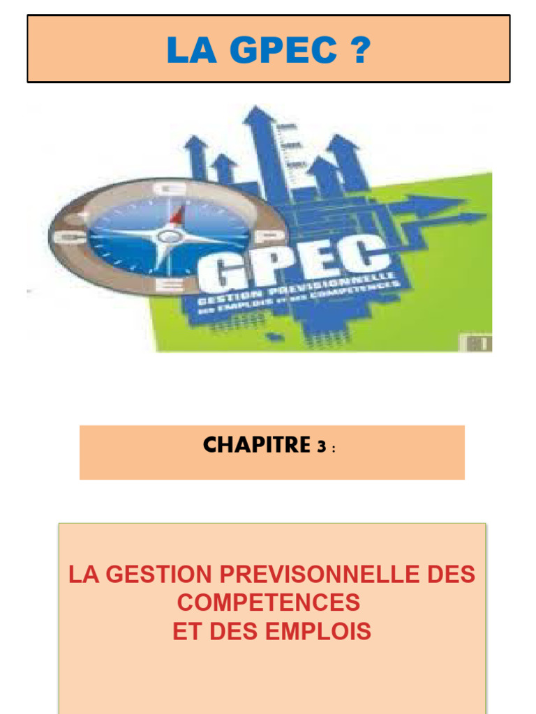 Gestion Prévisionnelle des Emplois et Compétences | PDF | Recrutement ...