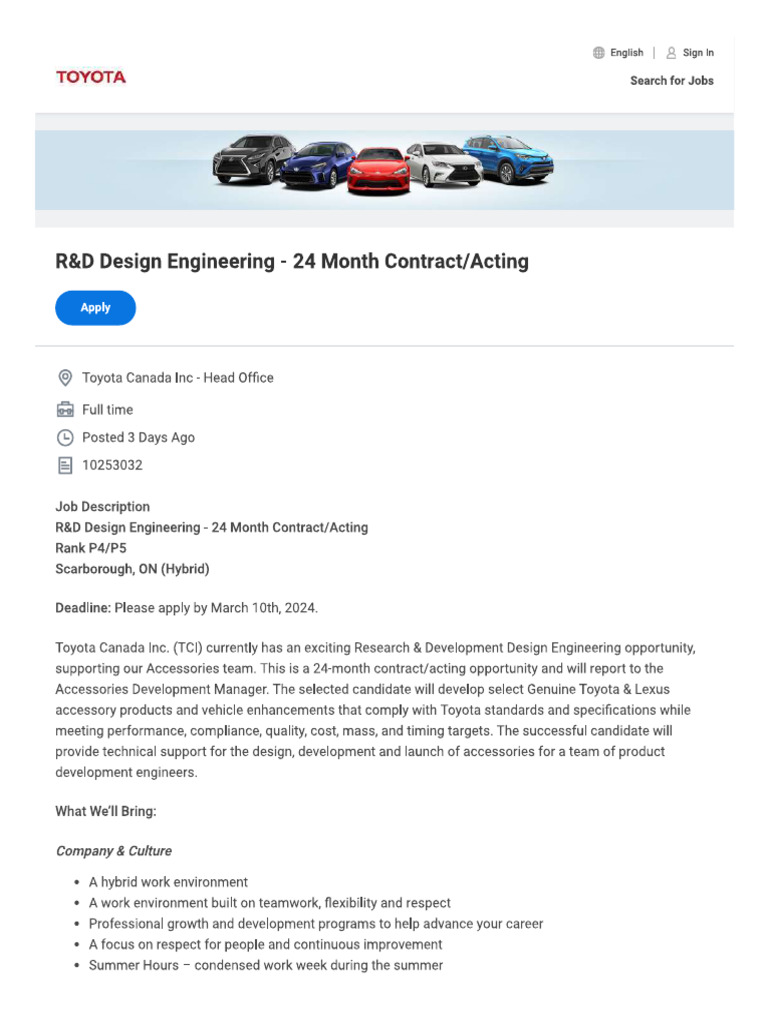 R&D Design Engineer | PDF