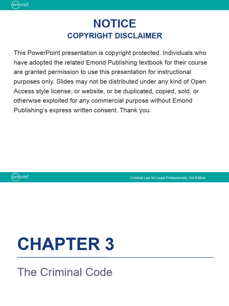 PLO352 Chap 3 slides textbook | PDF | Copyright | Crimes