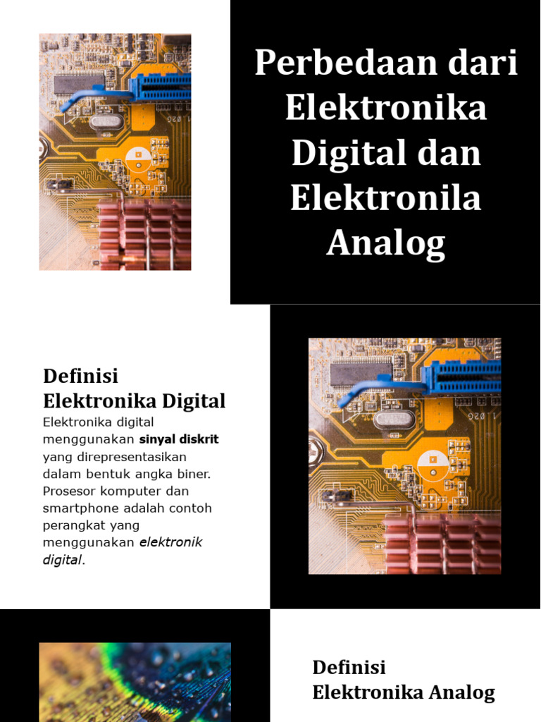 Perbedaan Elektronika Digital Dan Analog | PDF | Teknologi & Rekayasa