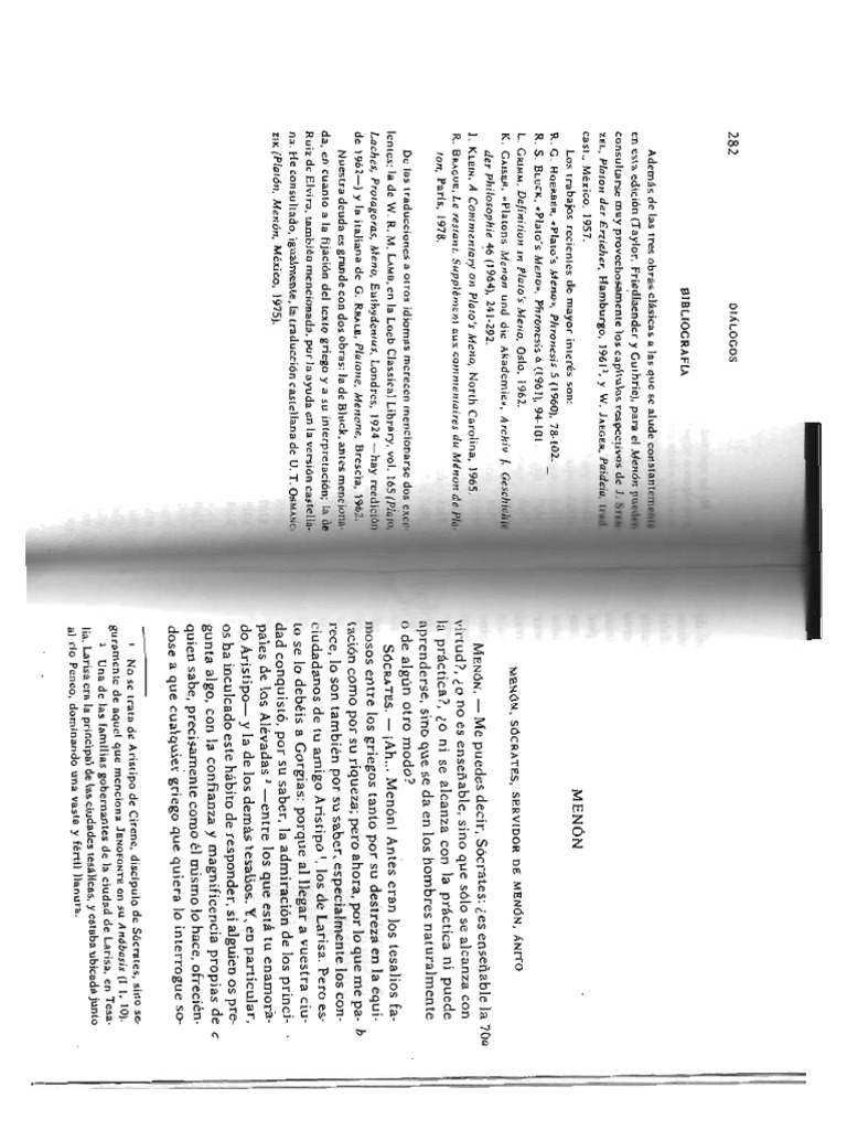 Platon - Menon | PDF